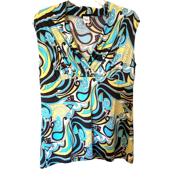 JKLA California | Tops | Jkla California Multi Colorfully Stretchy ...